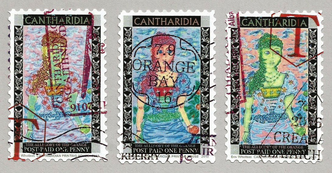 Art Blog/Eric Whollem: SCOTTISH ISLAND FANTASY STAMPS/ Cantharidian ...