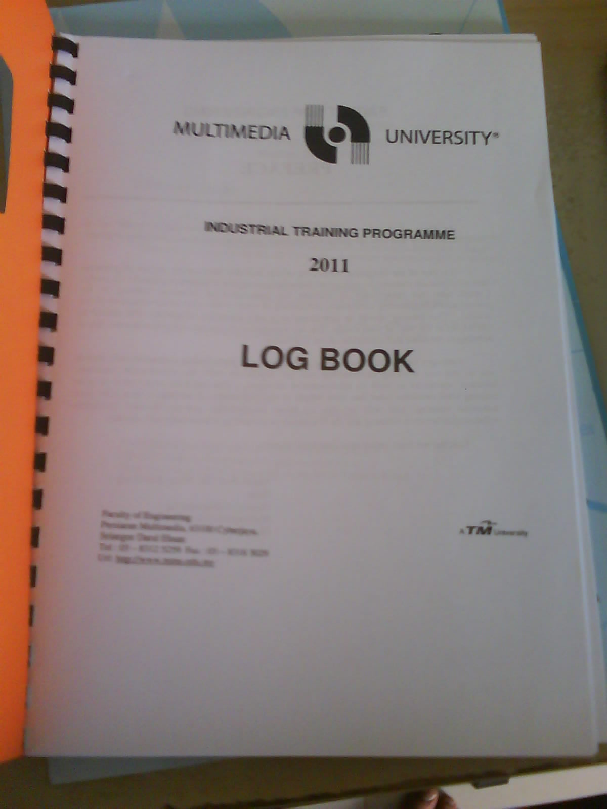 缘分的夏天/Summer of the fate: [Internship]: A thick log book!