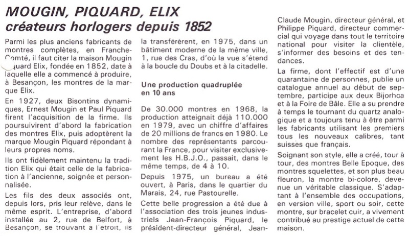 The history of the Elix watch brand