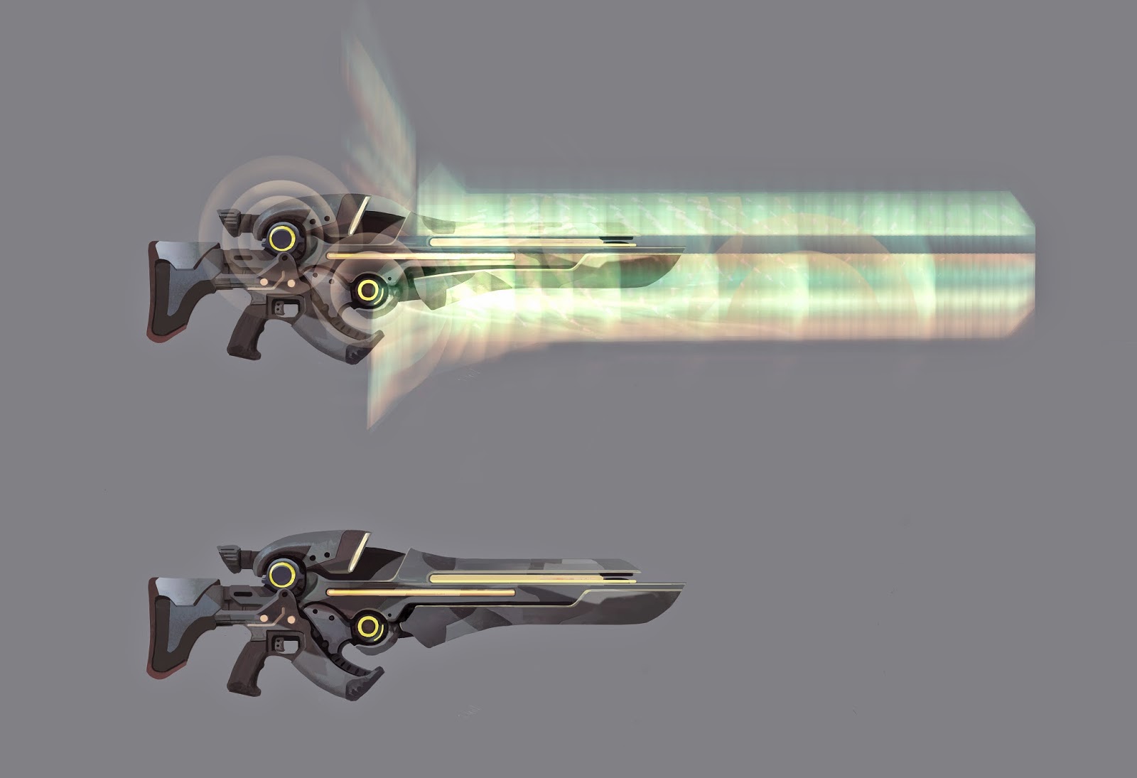 the art of kevin nelson: from Wreck-it Ralph, an early calhoun gun that ...