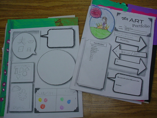Mrs. Knight's Smartest Artists: Keeping track: K-5 Portfolios