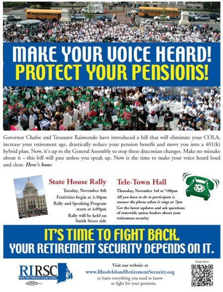 Progressive Charlestown: Rally for Retirement Benefits on Tuesday