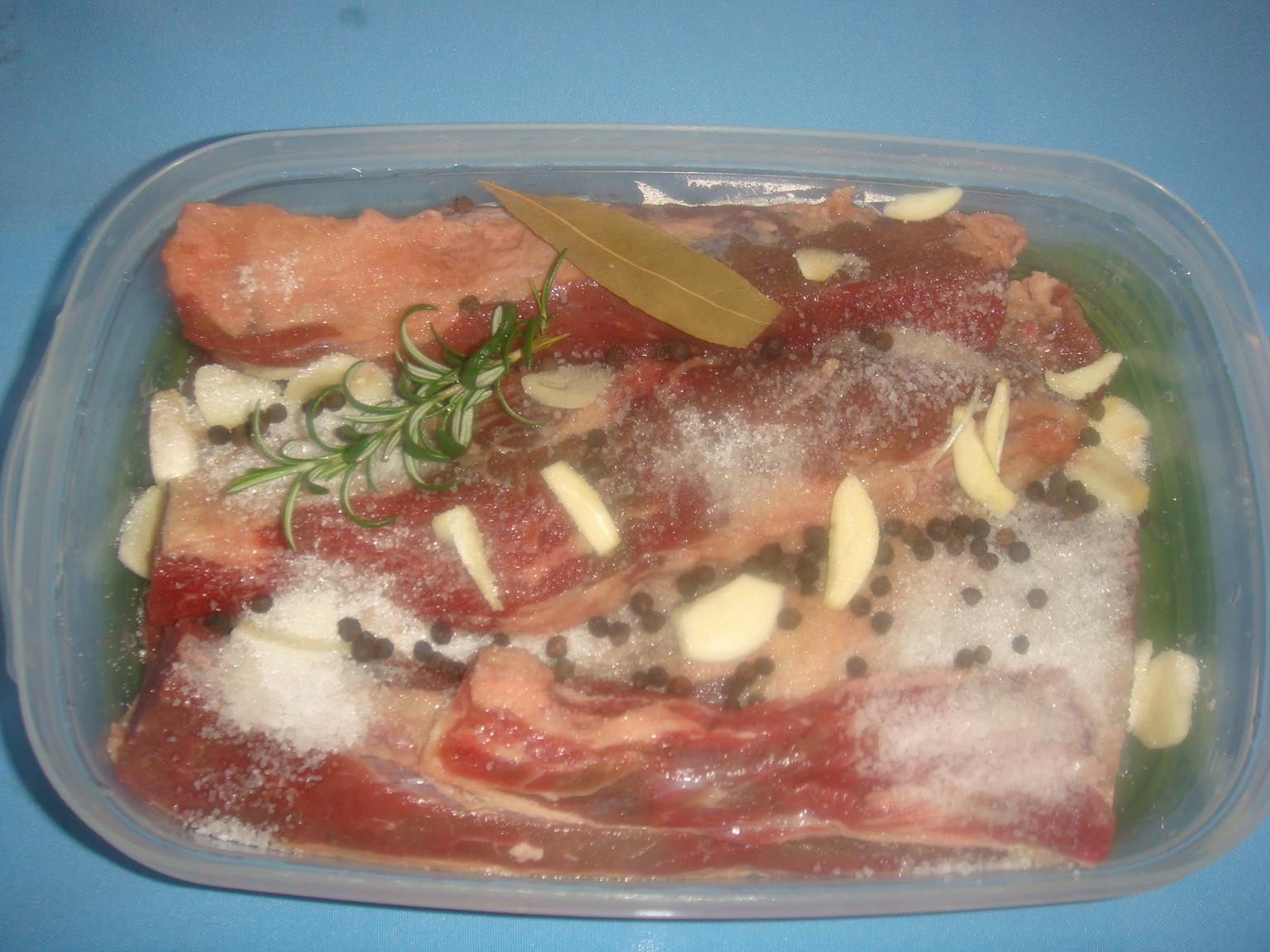 RECETAS Y ALGO MAS: COMO HACER PASTRON CASERO EN 24 HORAS