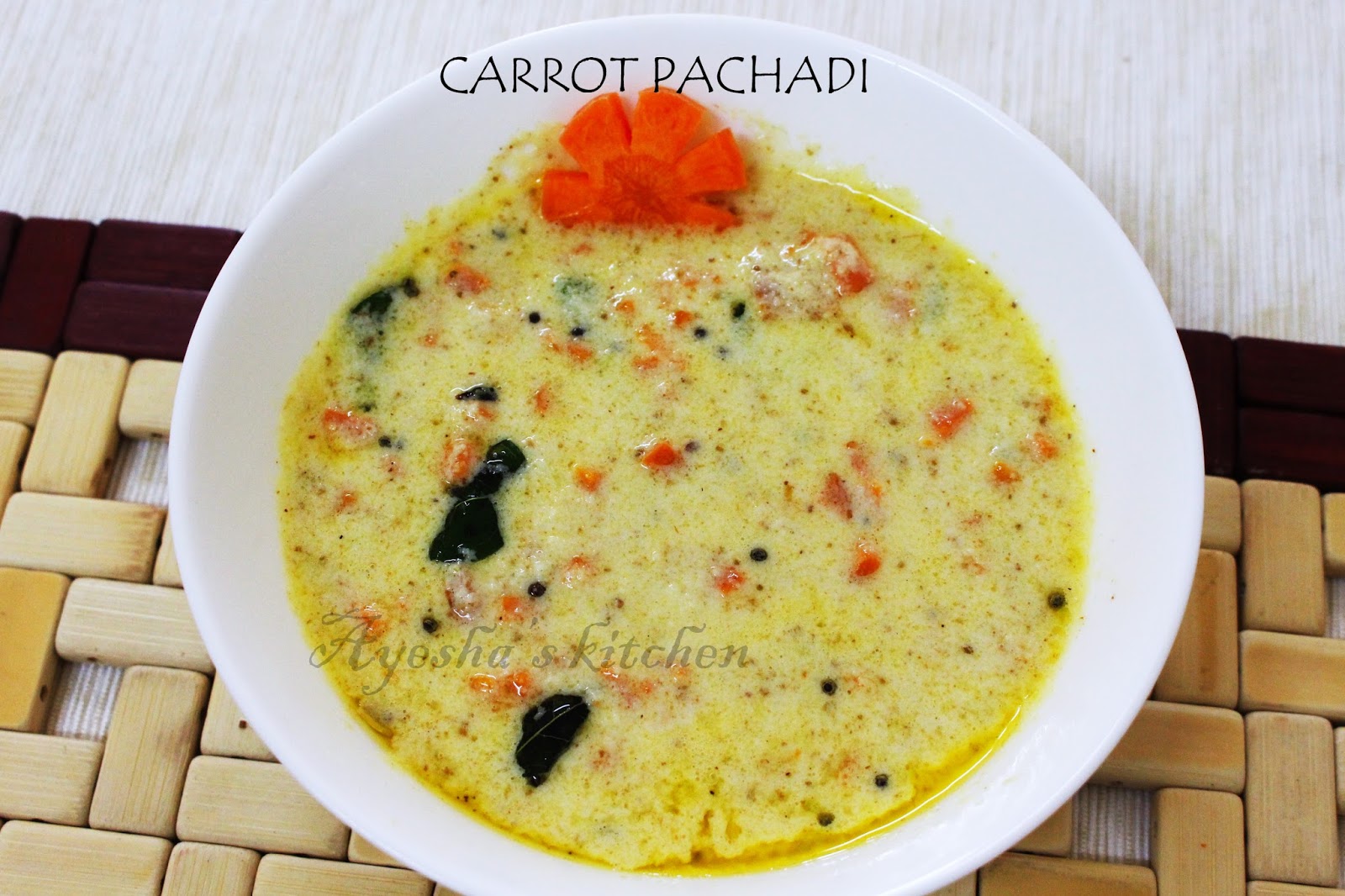 PACHADI RECIPES - CARROT PACHADI / KERALA RECIPES
