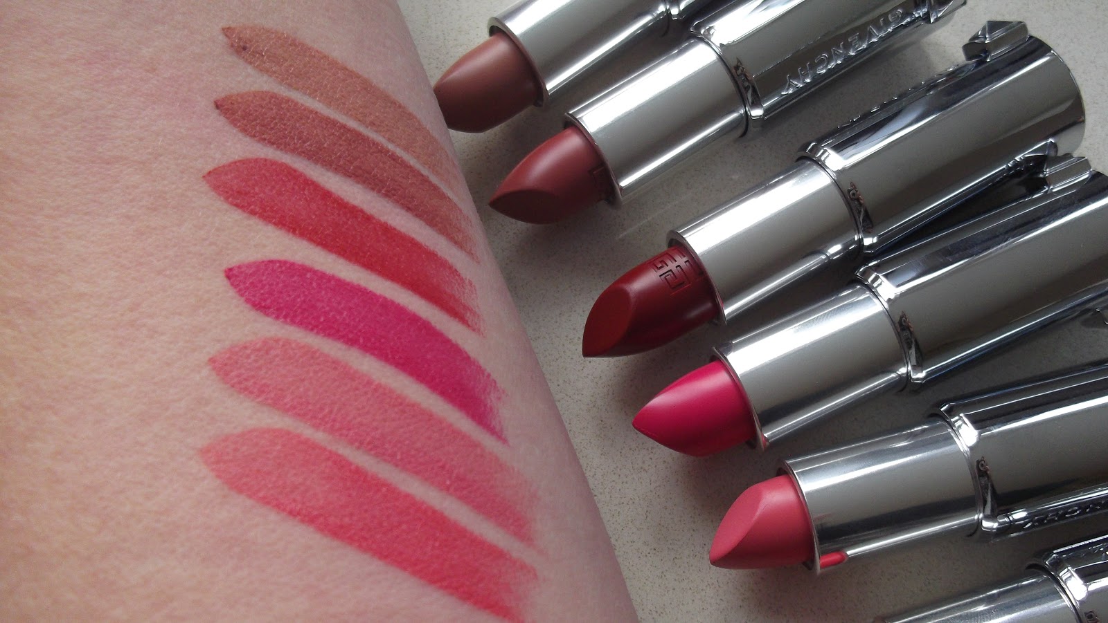 Givenchy Le Rouge Swatches | British Beauty Blogger