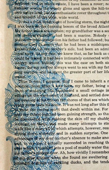 seventeen studios: book page art