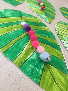 Expression of Imagination: Pre-k Pom Pom Caterpillars