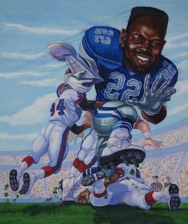 Mudge Studio's Sports Designs: Emmitt Smith of the Dallas Cowboys