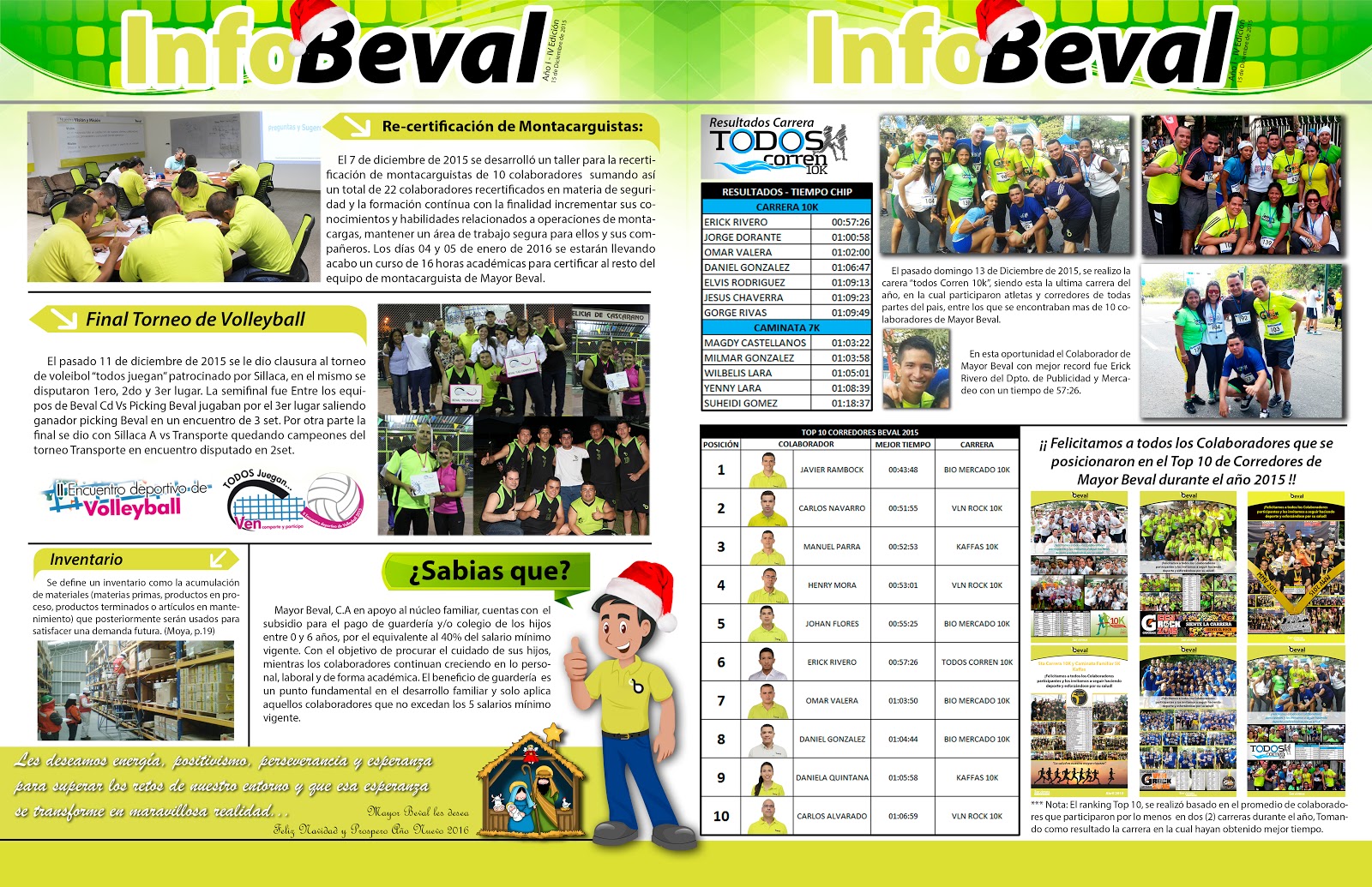 Comunicaciones Mayor Beval: diciembre 2015