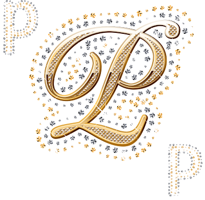 Alfabeto de oro y brillantes. - Oh my Alfabetos!