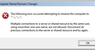 Techland: Error Change Computer Name Windows: Multiple Connections...