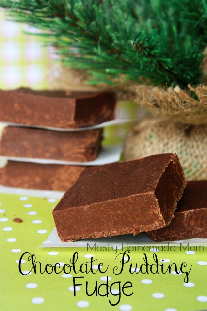Chocolate Pudding Fudge | Mostly Homemade Mom | Bloglovin’