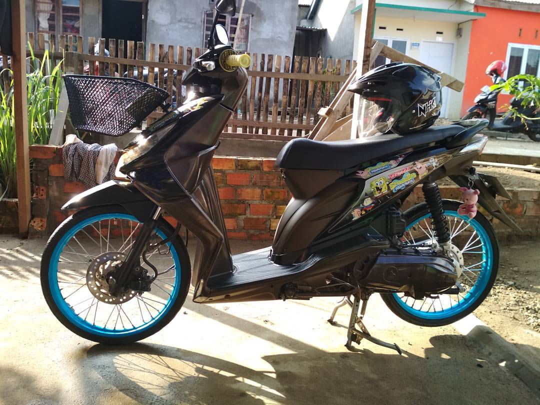 80 Foto Modifikasi Motor Beat Karbu Simple & Extream