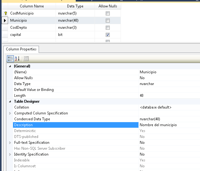 Róbinson Moscoso: Script para generar el diccionario de datos