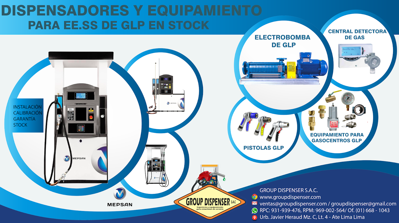 Group Dispenser S.A.C. - SURTIDORES Y DISPENSADORES DE COMBUSTIBLE Y ...