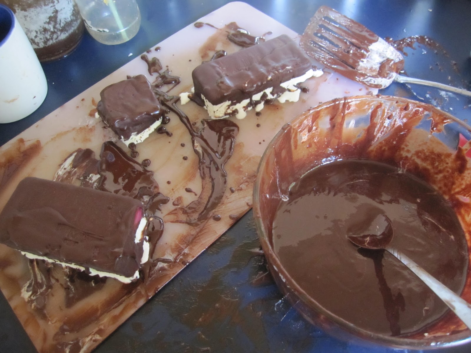 Little notes from Heather and Martin: Fair trade jelly tip ice cream slice