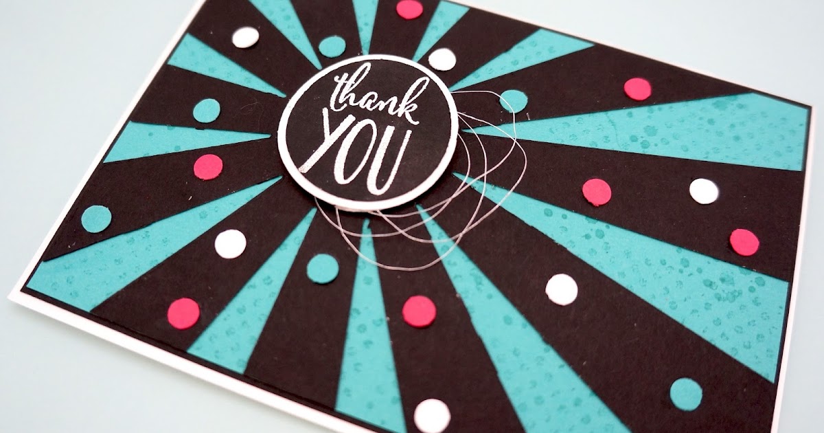 Bright and fun Sunburst Thinlits Die - Kylie Bertucci