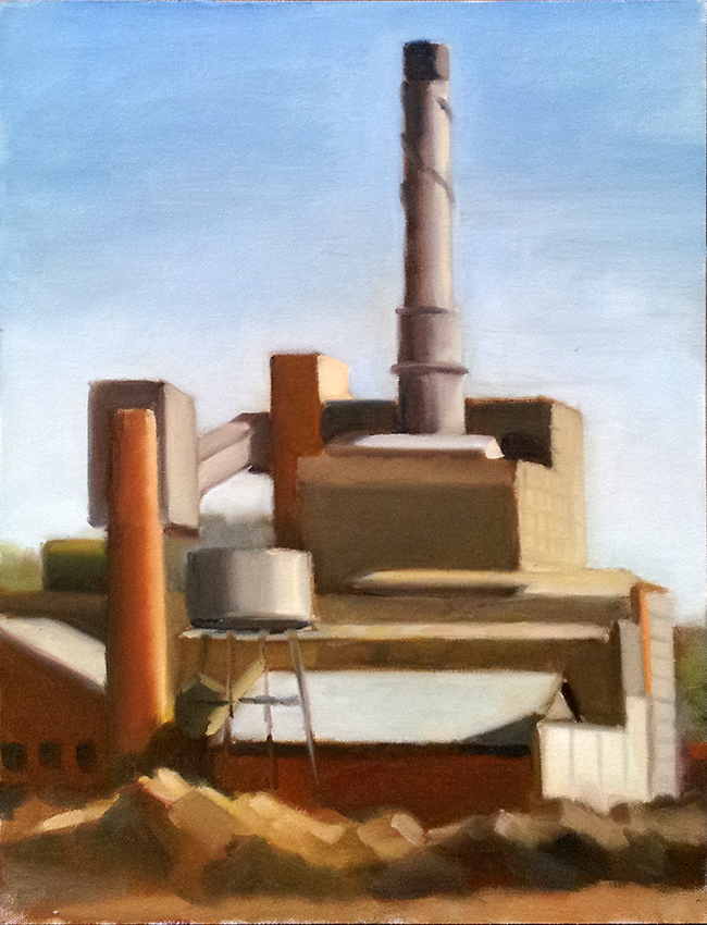 Paper Mill, Alphington | Painting a Day: T. J. Murphy