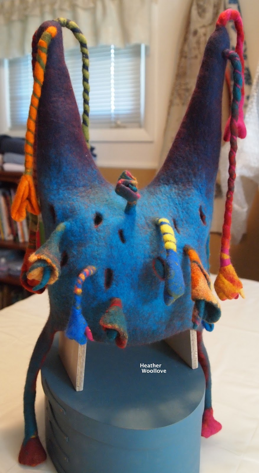 Wool love-functional fiber art: Inventive Hungarian Hat Workshop- Part 9