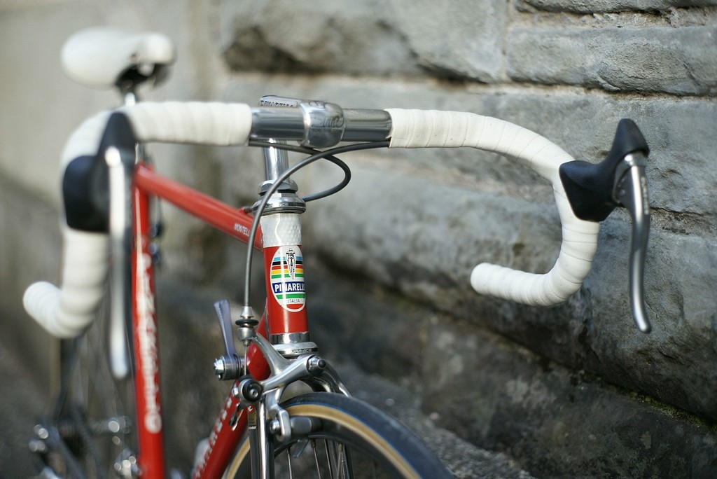 Zugzwang: Pinarello Montello, Chrommuffen, full Dura-Ace, ca. 1989 ...