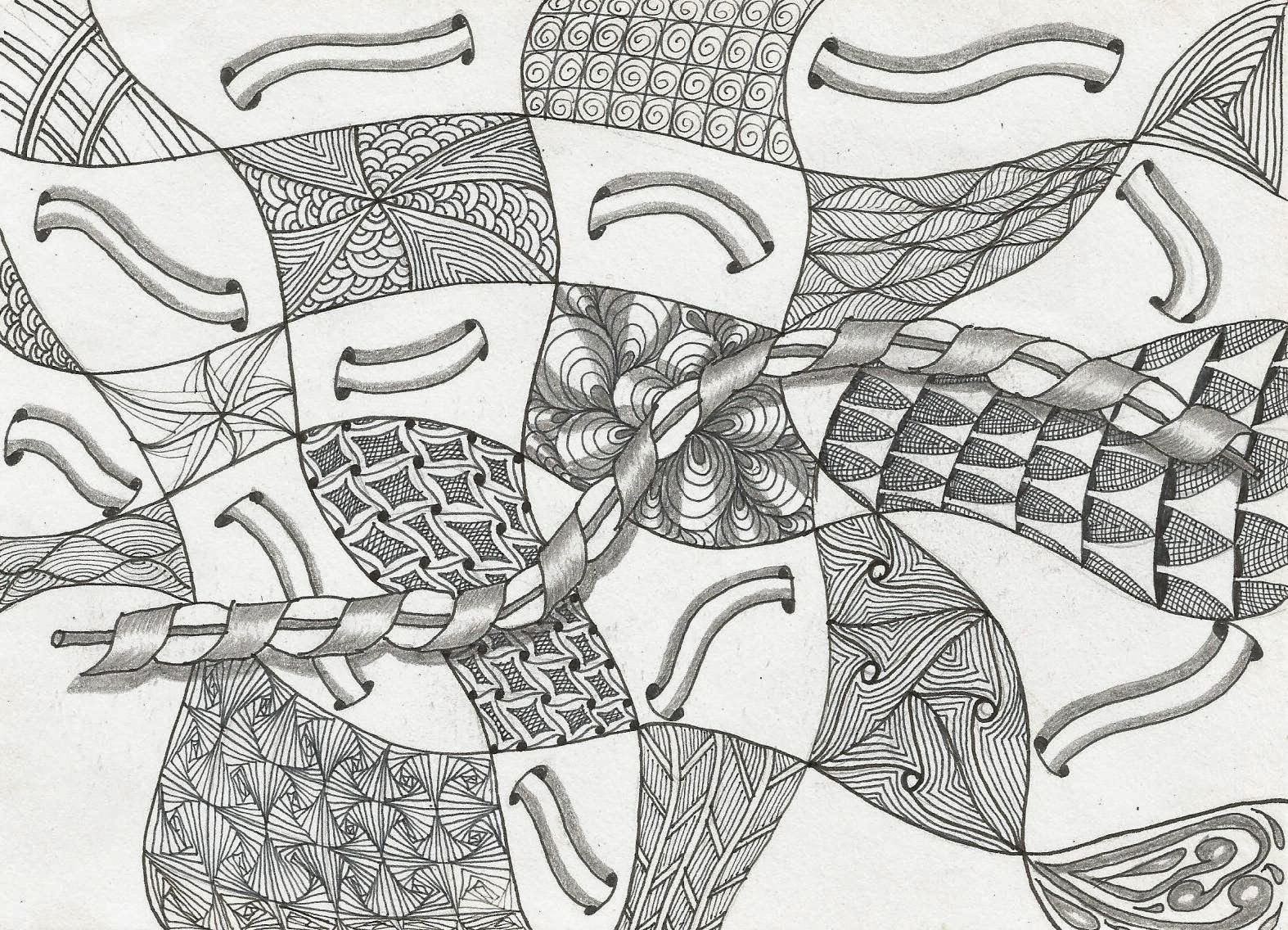 Journey Through Zentangle Art: New Tangle