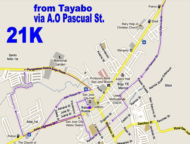 JUST POST IT: Takbo Laban sa DROGA: San Jose City LEG