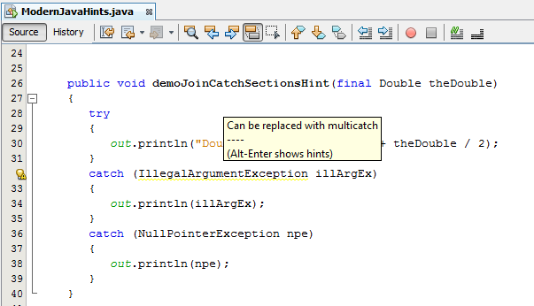 Inspired By Actual Events Seven Netbeans Hints For Modernizing Java Code