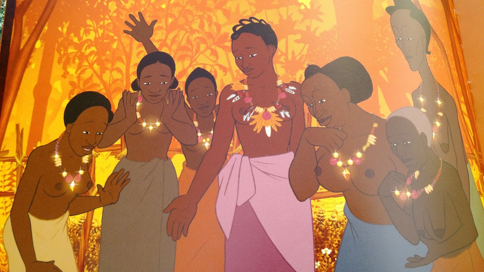 COISAS DA LARA: Resenha Kirikue e o colar da discórdia.