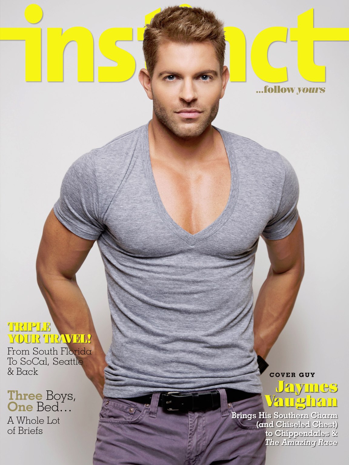Miong21 @ Blogspot: Jaymes Vaughan covers Instinct Magazine (Oct. 2012)