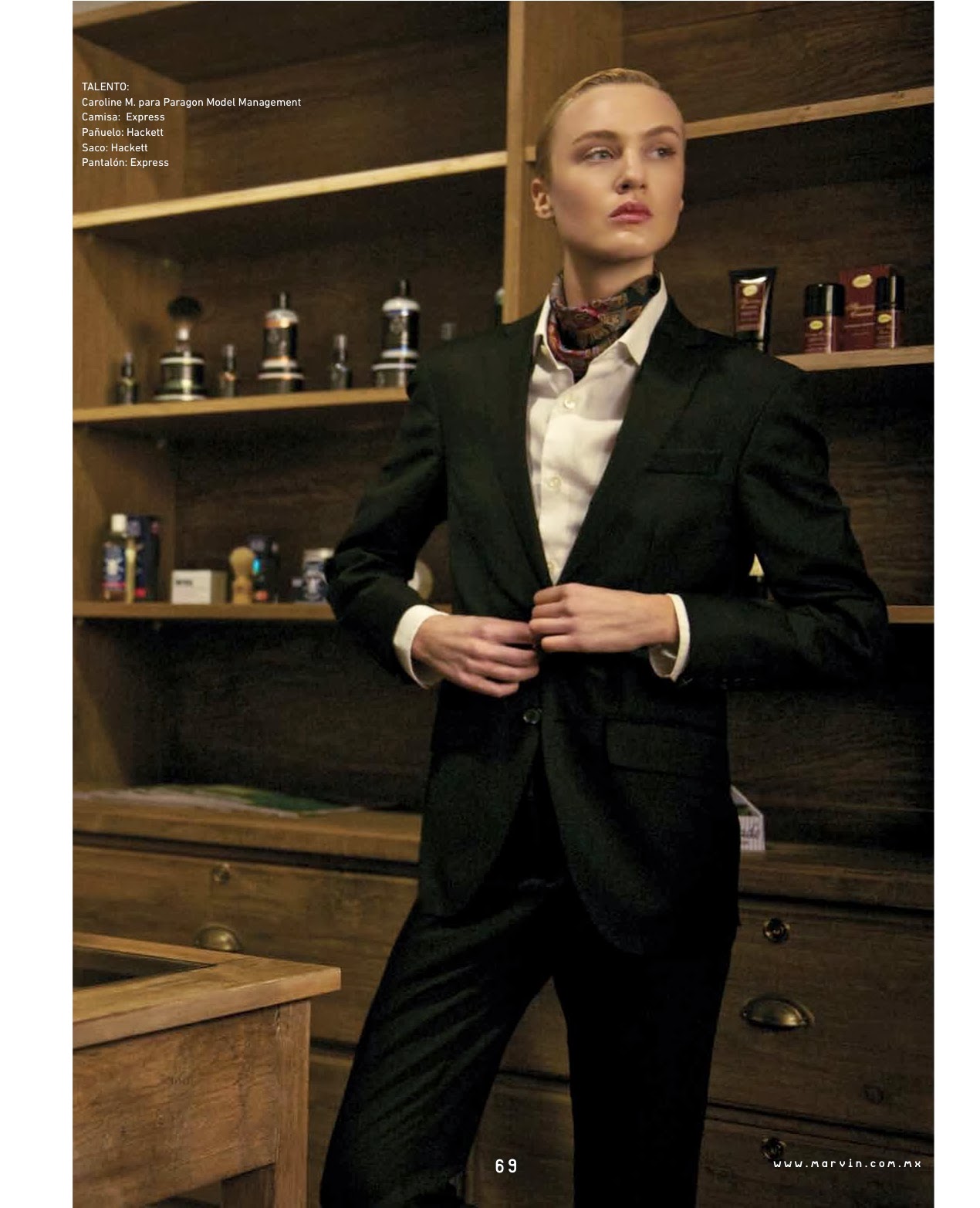 PARAGON MODEL MANAGEMENT: Caroline Mathis @ Marvin Magazine