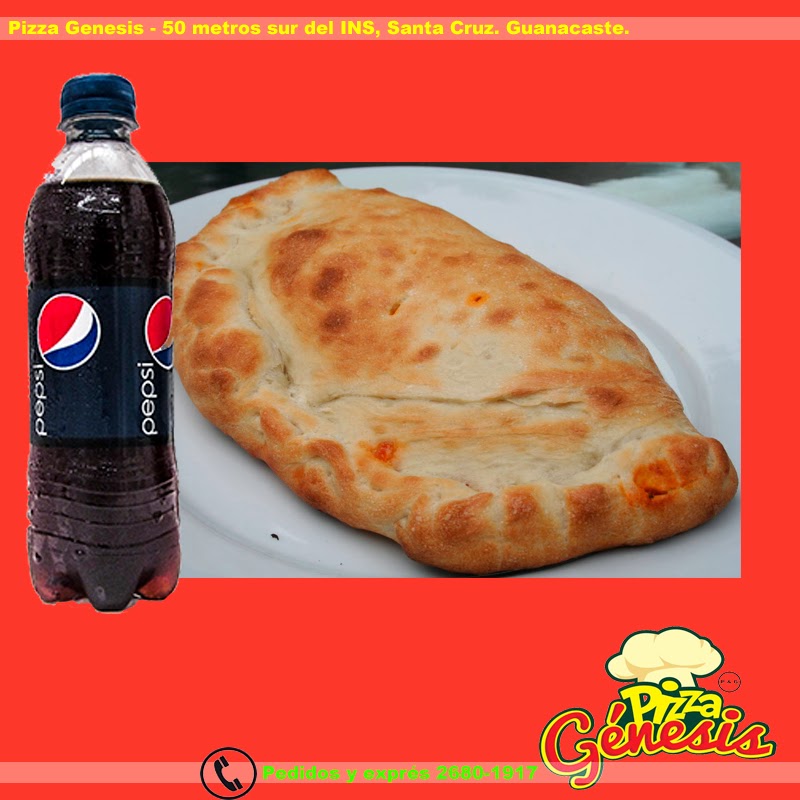 Combo 3 - Calzone jamón y queso + 1 gaseosa ~ Pizza Génesis Santa Cruz