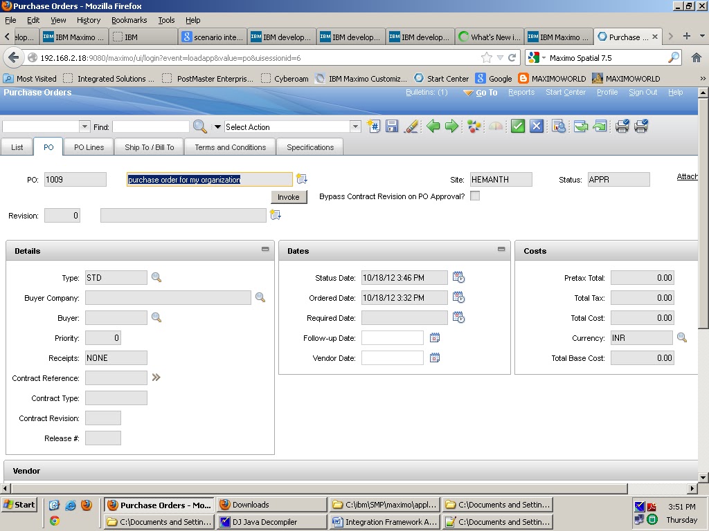 Maximo Functional & Configurations : Integration Framework ...