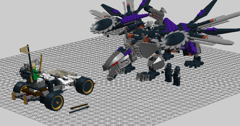 My Share Base: Lego Ninjago----------Nindroid Mech Dragon