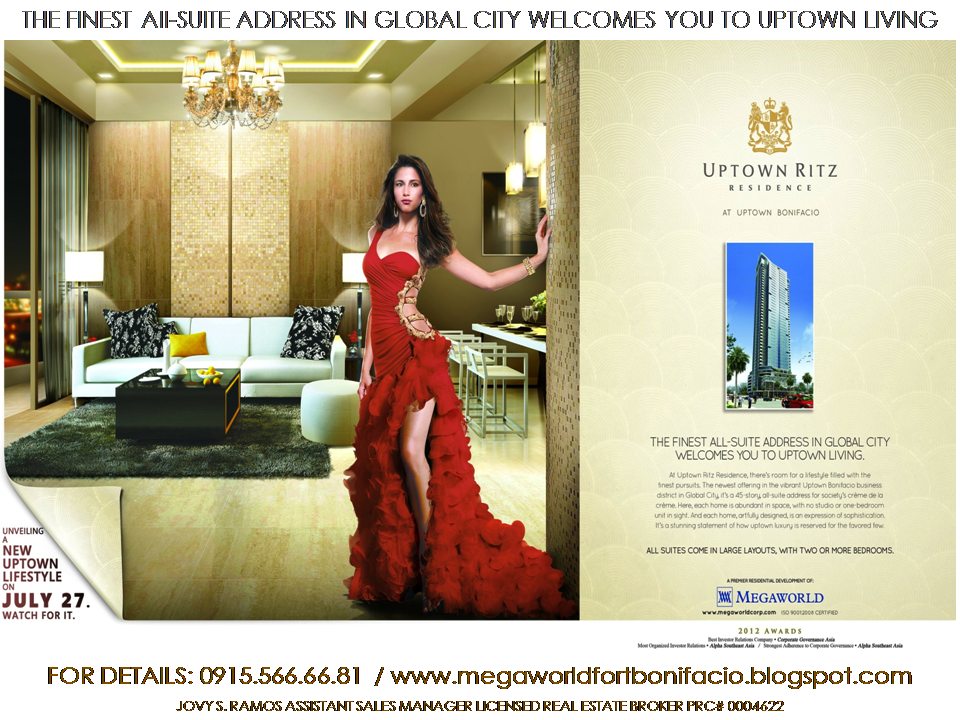Mckinley Hill Fort Bonifacio: Uptown Ritz Residence,the finest all ...