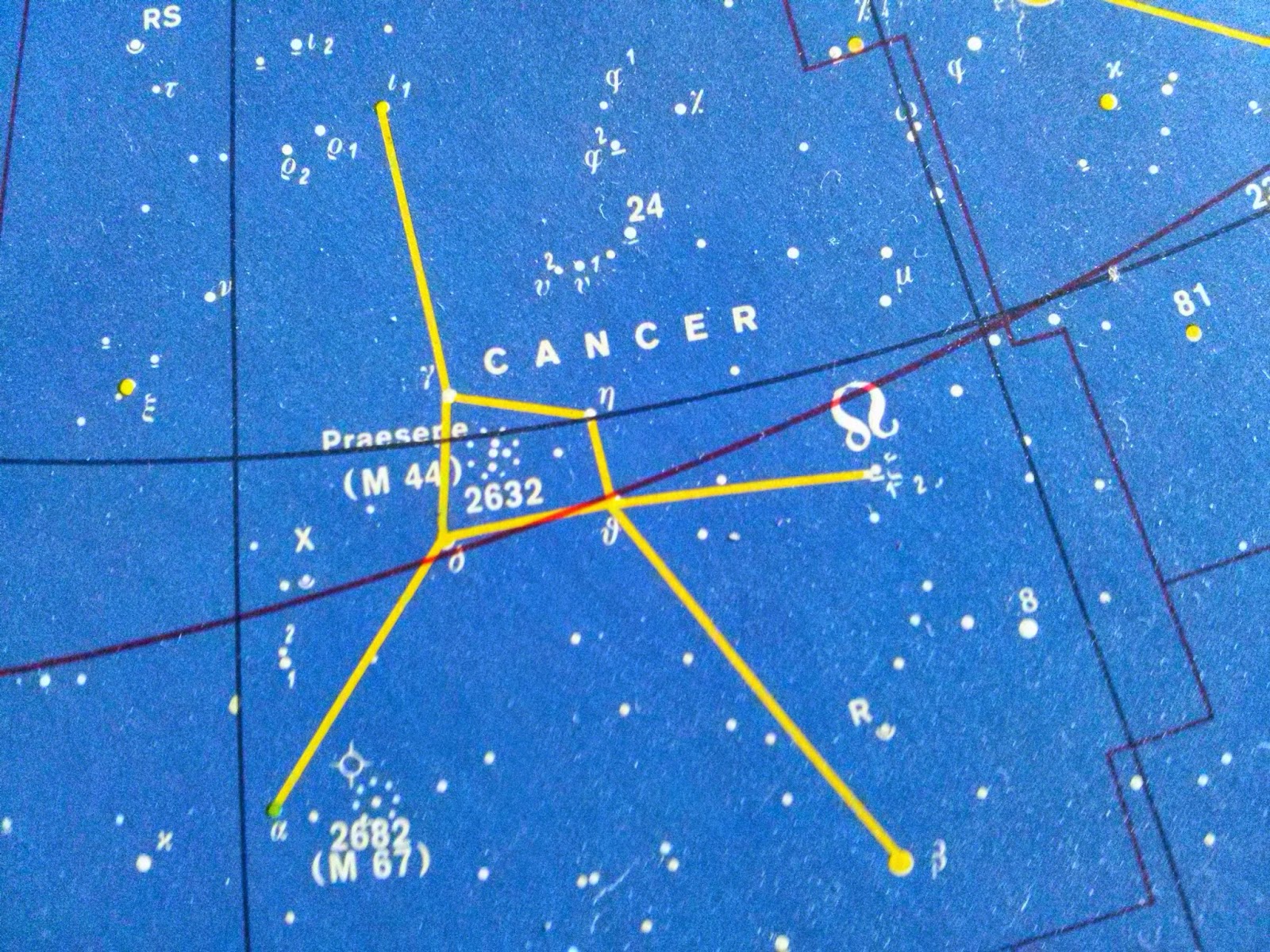 signos, mitos y estrellas: LA CONSTELACIÓN DE CÁNCER Y EL PESEBRE.