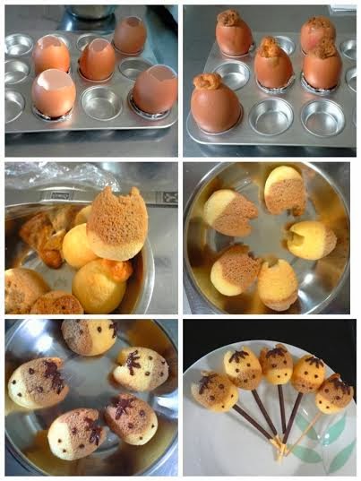 Culinary Kitchenette: Orange Milo Chiffon Horse Cakepops by Phay Shing Tan