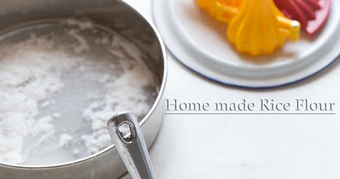 Home made Rice Flour ~ Lincy's Cook Art