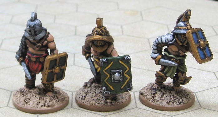 Tim's Miniature Wargaming Blog: Still More Gladiators