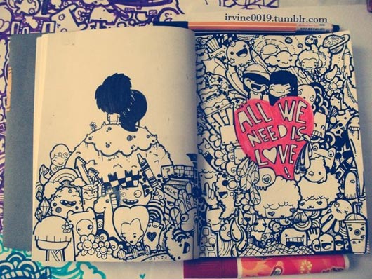 Doodle Art : 40+ Awesome Doodle Art Inspiration Examples - Jayce-o-Yesta