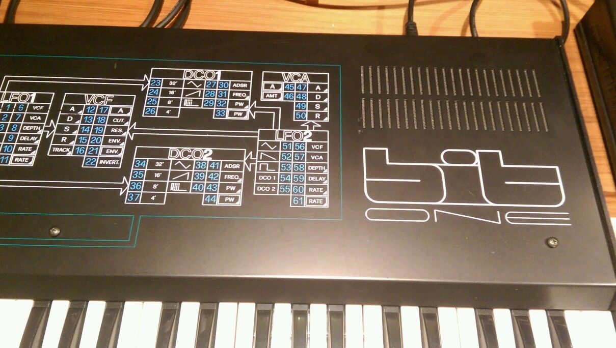 MATRIXSYNTH: Crumar Bit One Analog Synthesizer