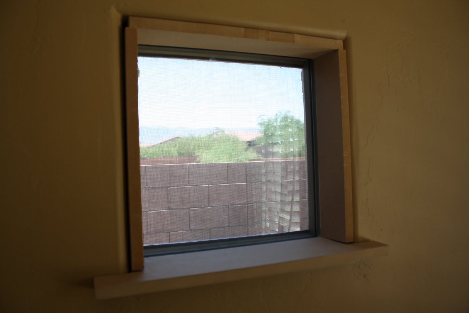 Paisley Walls: Kitchen Windows get framed!