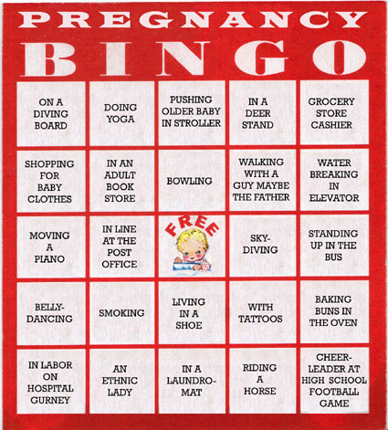 Grandma Slump: Playing Pregnancy Bingo