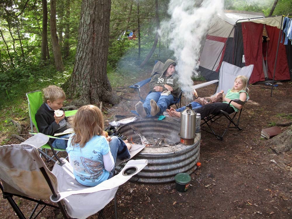 Our "Wright"-ing Pad: Wordless Wednesday ~ Camping on the shore of ...