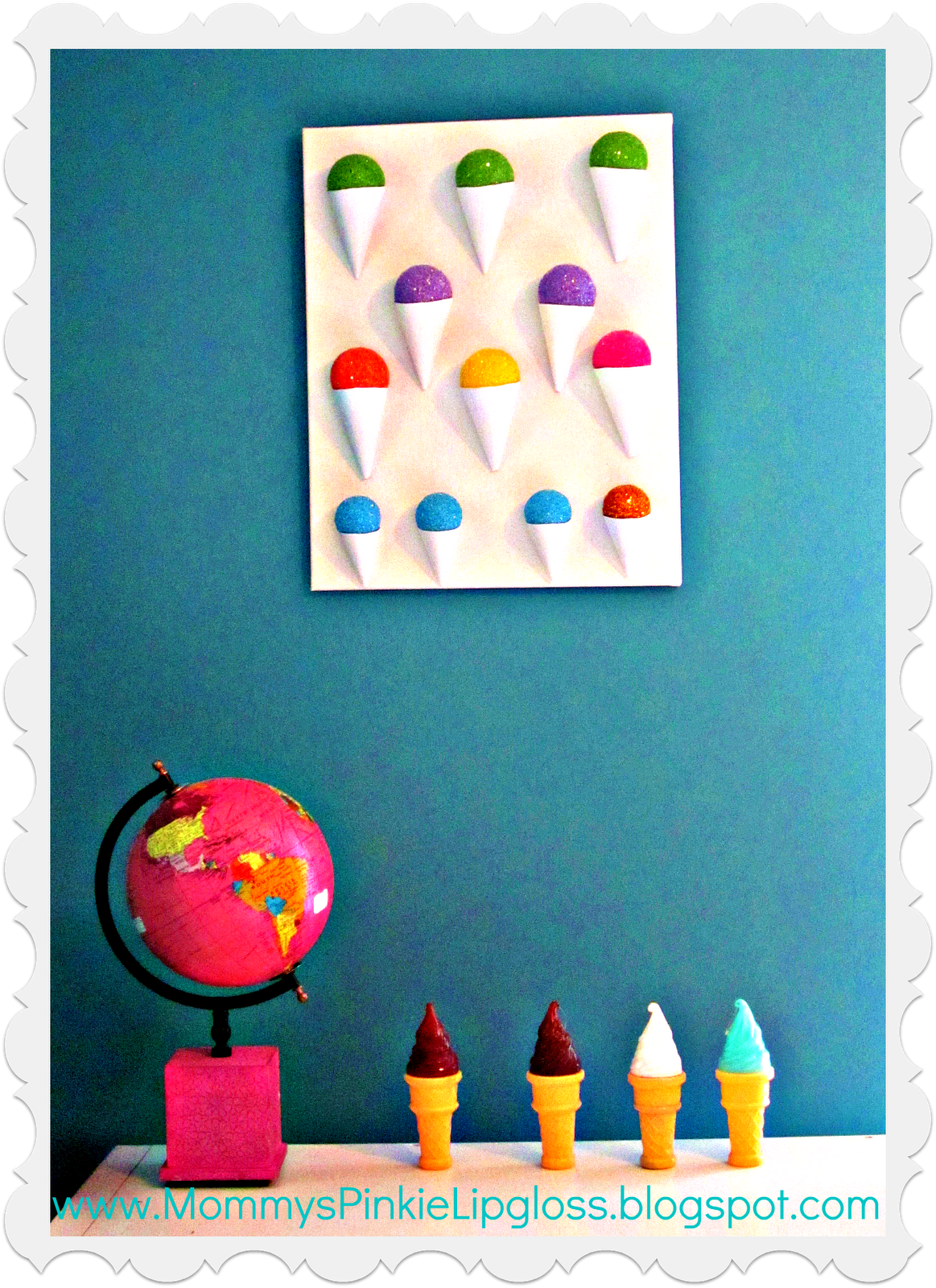 Mommys Pinkie Lipgloss: Summer SNOW CONE craft