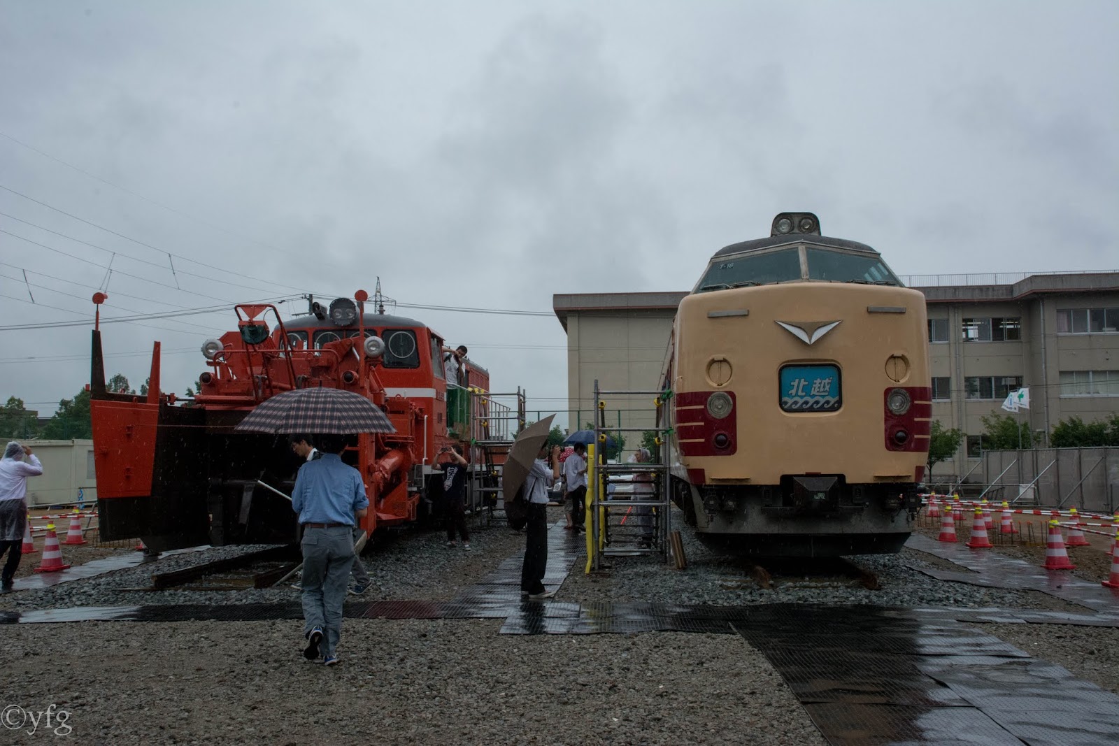鐵道単見: 新津鉄道資料館 485系DD14形特別公開
