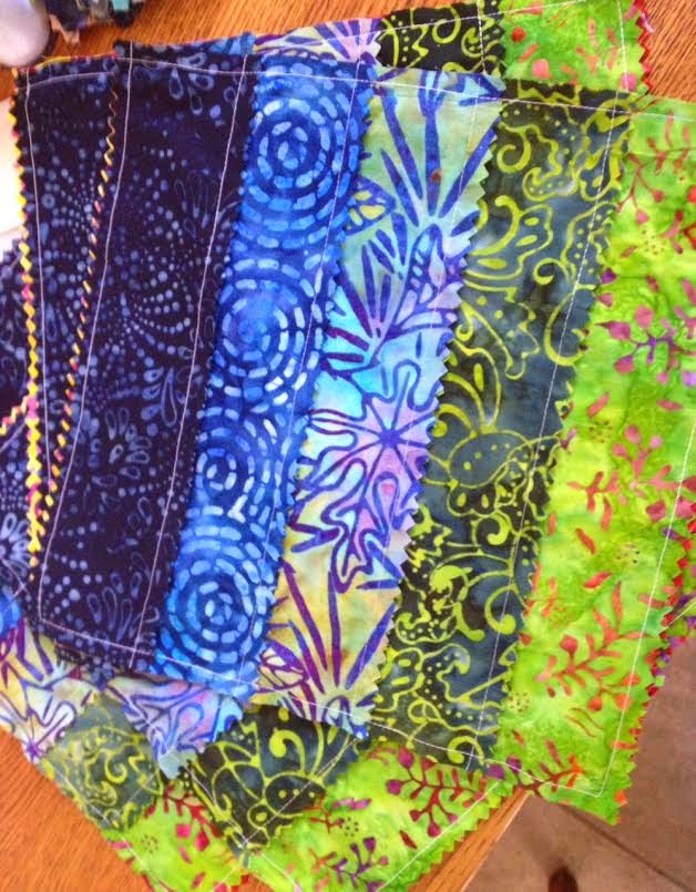 Kathleen Taylor's Dakota Dreams: Batik Jelly Roll Lap Quilt Top- Part 1