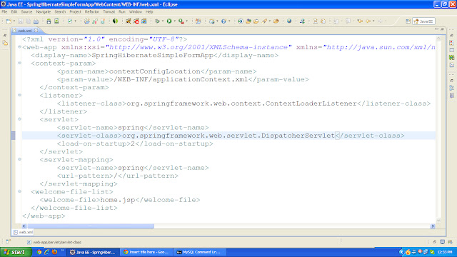 Working with Simple Form Controller using Spring & Hibernate | Addicted ...