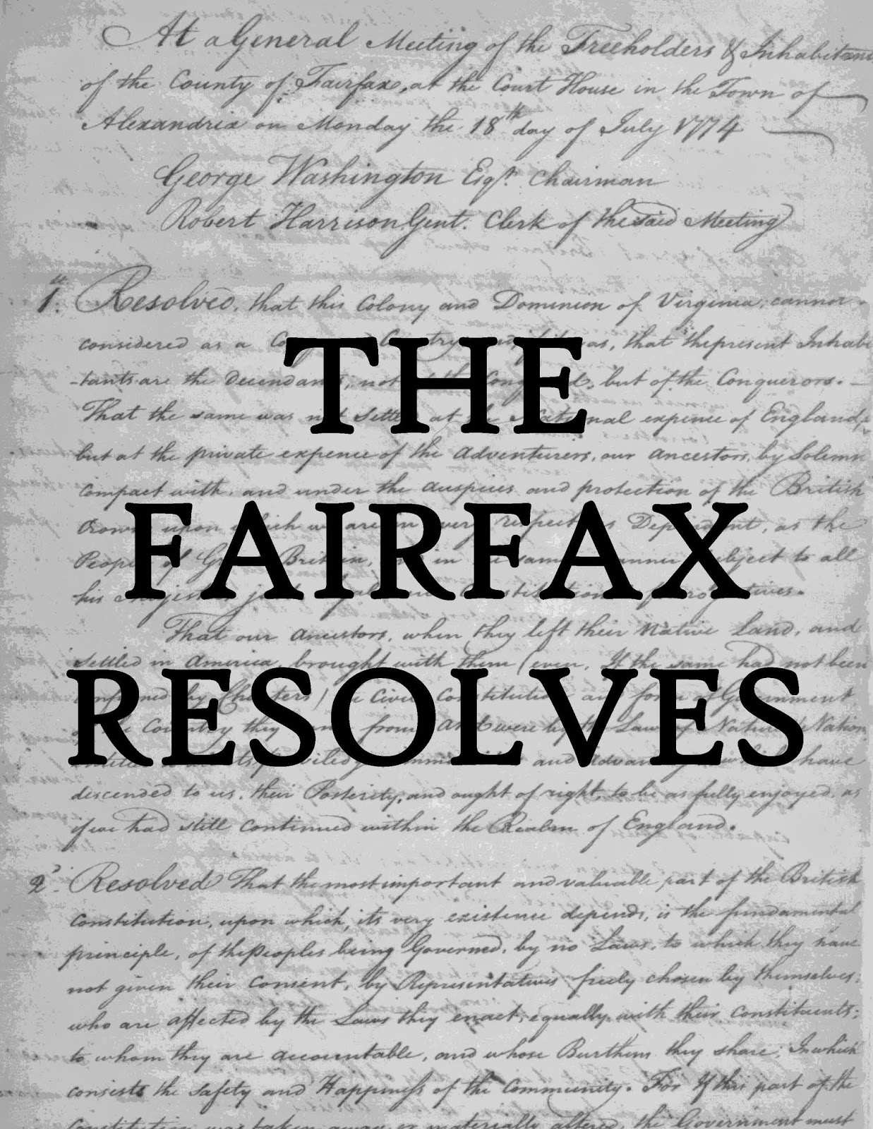 Payne Family History: The Fairfax Resolves - "Defining our ...