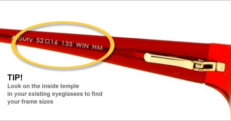 Cara mengetahui ukuran kacamata ( bingkai frame kacamata ) | TIPS ...