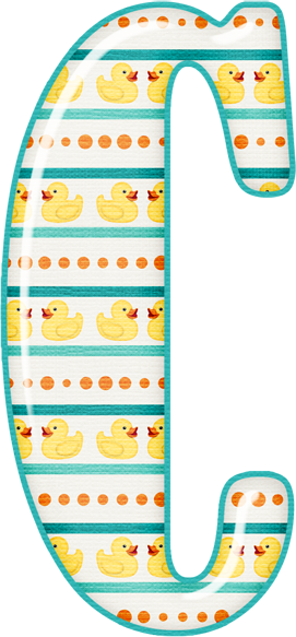 Abecedario con Patitos de Goma. - Oh my Alfabetos!